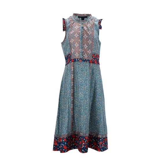 Marc Jacobs | Dresses | Marc By Marc Jacobs Mixed Floral Print Ruffled ...